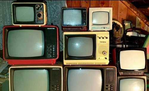 Телевизоры СССР Разных Моделей