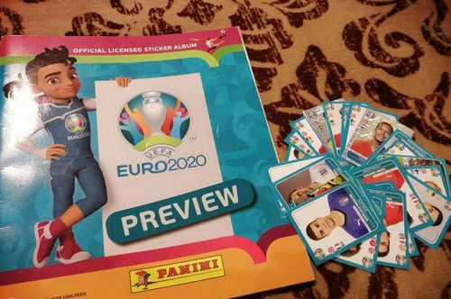 Коллекционные наклейки panini евро 2020