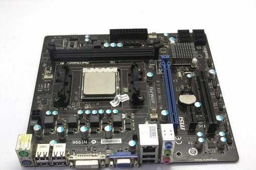 М/плата S-FM1 MSI A55M+ Проц. AMD Athlon A4-3400