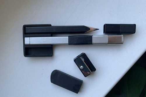 Металлическая ручка, карандаш и точилка Moleskine