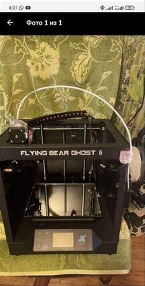 Flyingbear ghost 5 с директом, стеклом