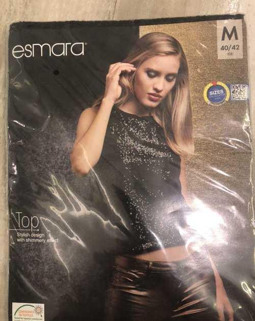 Топ с пайетками Esmara размер М