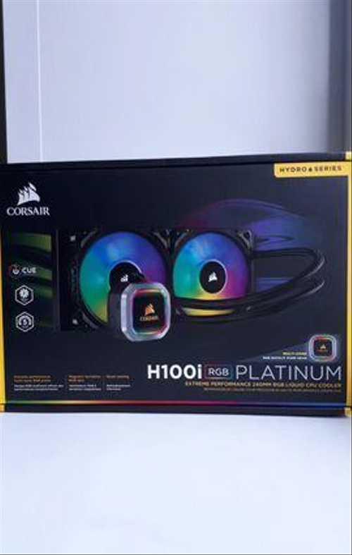 Сжо Corsair H100i RGB platinum 240