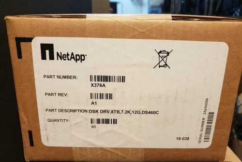 Новые SSD/HDD диски NetApp для схд FAS Series