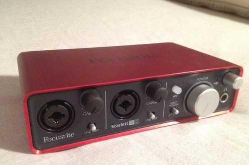 Звуковая карта 2i2 focusrite