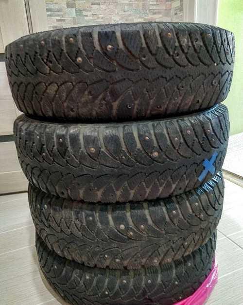 Шины зимние Cordiant 175/70R13 б/у