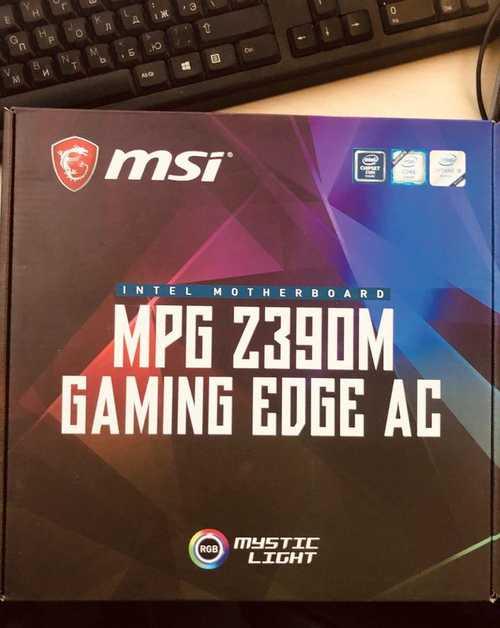 MSI z390m Gaming edge ac Новая