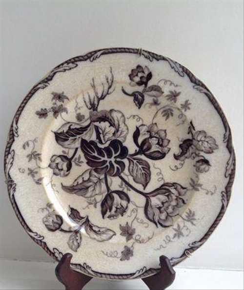 Тарелка старинная антикварная Wedgwood