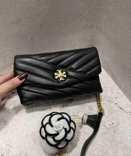 Клатч, сумка Tory Burch кожаная