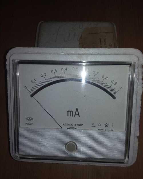 М2027 миллиамперметр 1 миллиампер