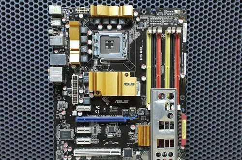 Мат плата s775 asus P5QC (Intel P45)(DDR2/DDR3)