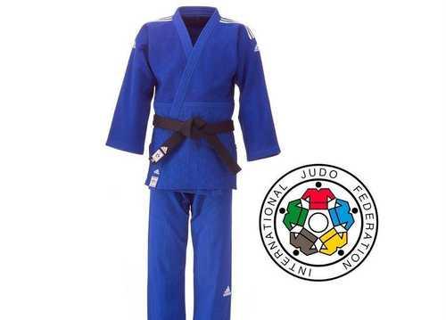 Кимоно Adidas Champion 2 IJF Premium син/бел