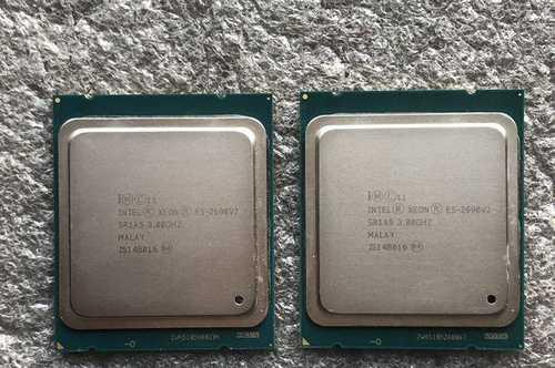 2x Процессор Intel Xeon E5 2690v2