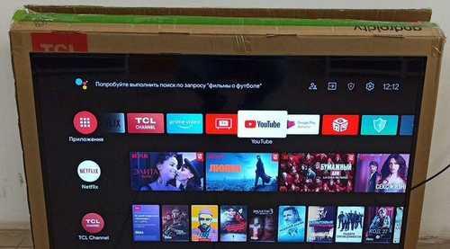 Телевизор TCL "43" Android TV/smart TV/ wi-fi