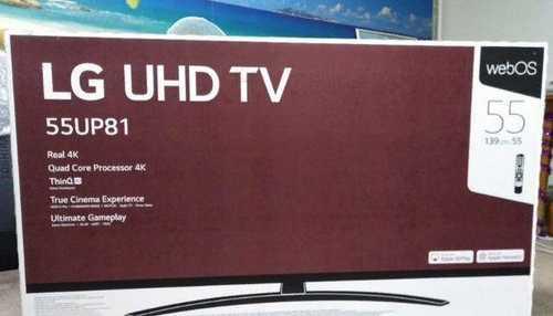 Телевизор LG 55UP81006LA, 55", Ultra HD 4K, Smart