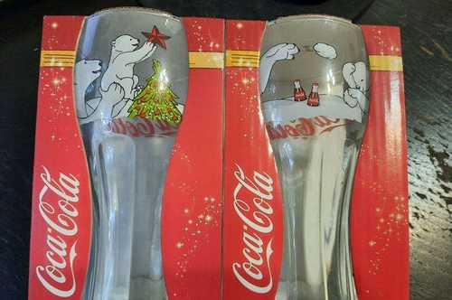 Стаканы стеклянные, " Coca-cola"