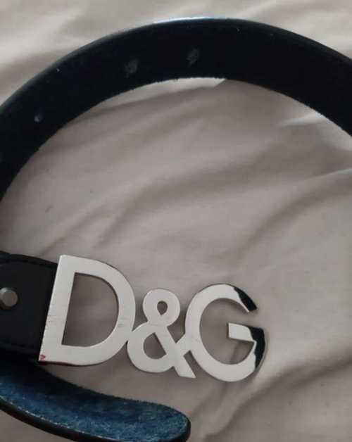 Ремень D&G кожа