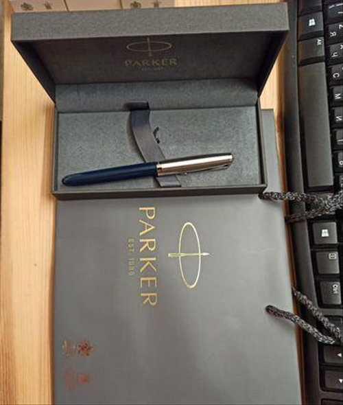 Перьевая ручка parker "51Midnight Blue CT"
