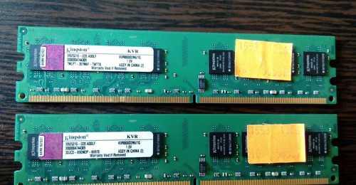 Оперативная память Kingston DDR2 1Gb x2