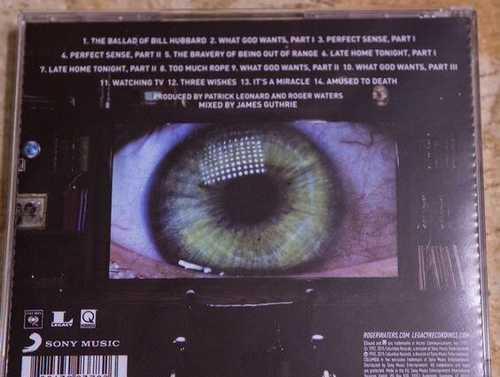 Roger Waters. Amused to Death. CD