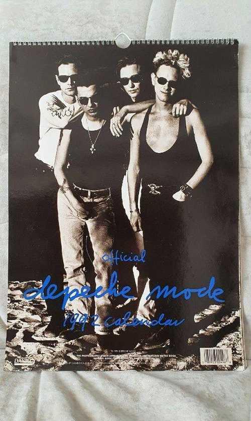 Depeche Mode официальный календарь 1992 год