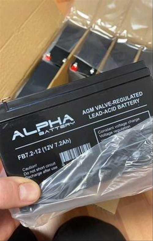 Аккумулятор Alfa Battery FB 7,2-12