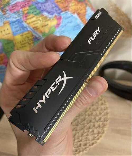 Оперативная память Kingston HyperX fury 2х4Gb