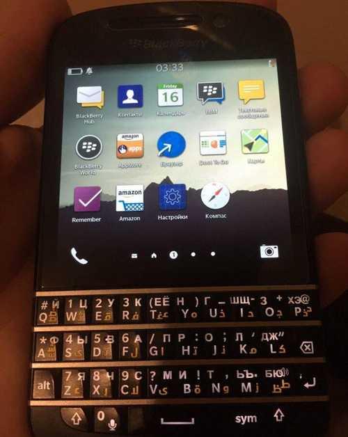 Телефон BlackBerry Q10