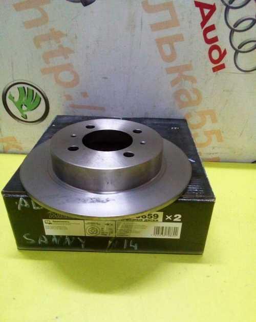 Диск тормозной задний Nissan Almera N15 Sunny N14