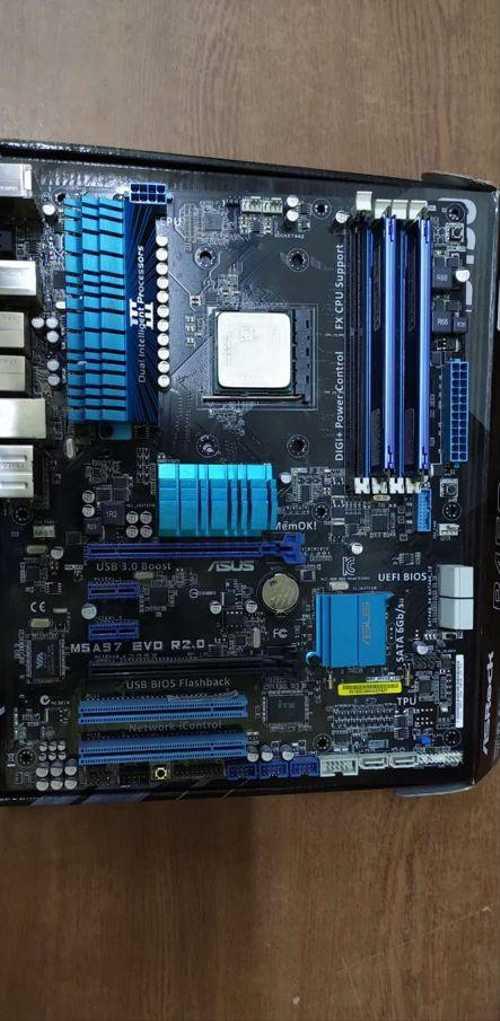 Материнская плата M5A97 EVO R2.0/процессор fx8350