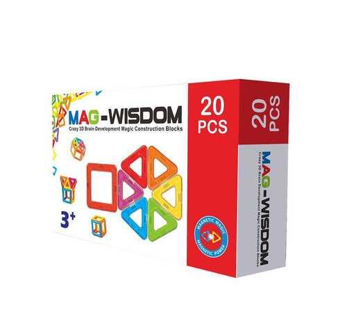 Магнитный конструктор MAG-wisdom 20 деталей