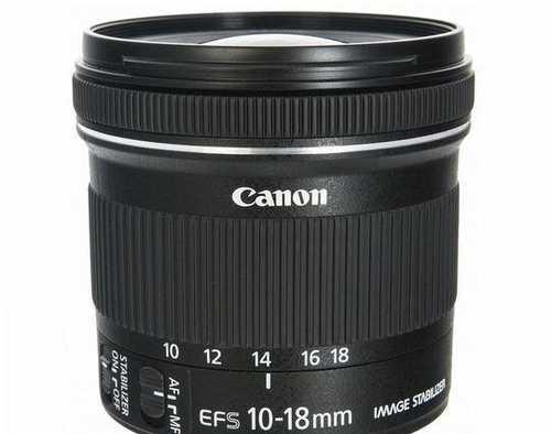 Объектив Canon EF-S 10-18mm f/4.55.6 IS STM