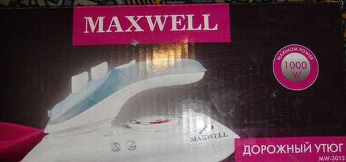 Утюг дорожный maxweIl MW3012 новый