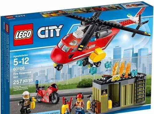 Lego City 60108 Пожарная команда Лего