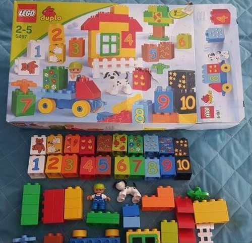 Lego duplo набор "Учимся считать" 5497