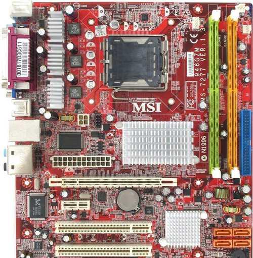 MSI MS-7277 946GZM-L LGA775 i945GZ microatx 2DDR2