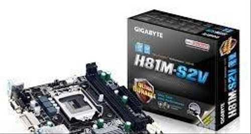 Материнская плата Gigabyte H81M-S2V