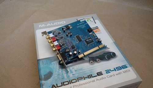 Звуковая карта m audio audiophile 2496