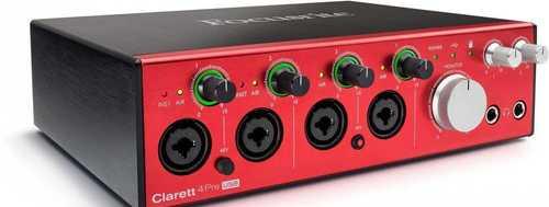 Focusrite Clarett 4Pre USB звуковая карта