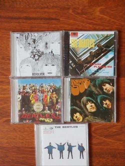 Комплект 5 CD группы beatles про-во Japan