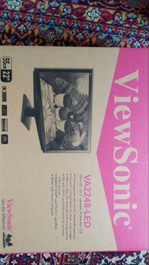 Монитор ViewSonic 22 дюйма