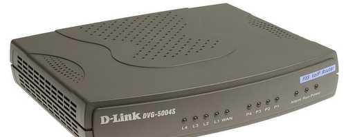 Голосовой VoIP шлюз D-link DVG-5004S 4 FXS порта