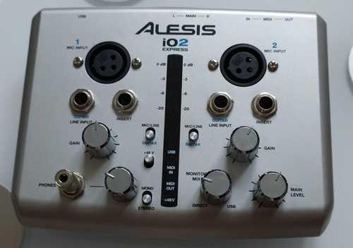 Alesis io2 express Звуковая карта usb