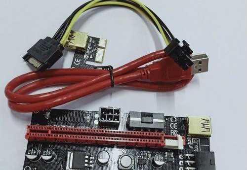 Райзер 6 pin 009s plus pci-e