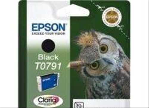 Картридж epson T0791 черный повышенной емкости для