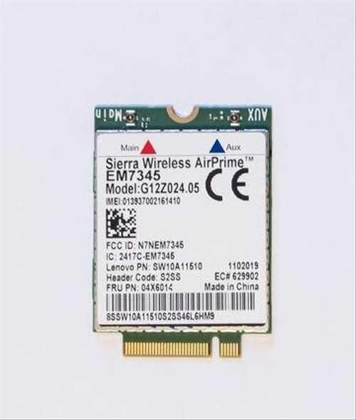 Sierra wireless em7345 4g lte прошивка