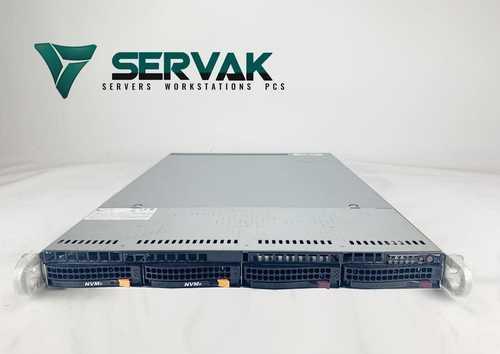 Сервер Supermicro 6018R 2xNVMe 2xE5-2643v3 128GB