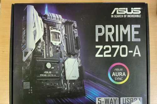 1151 Asus Prime Z270-A на 9 видеокарт проверка