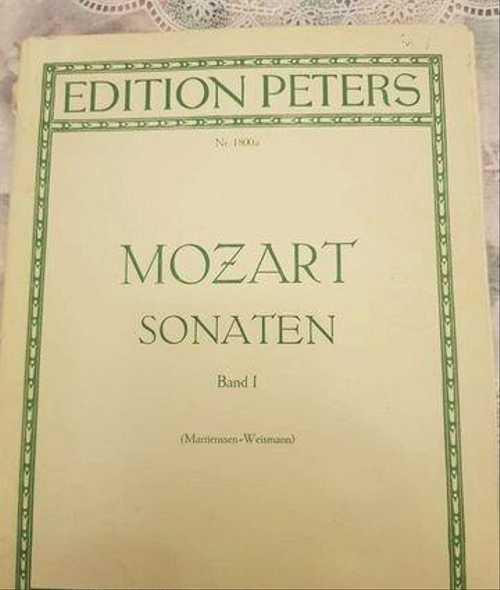 Edision peters Mozart sonaten