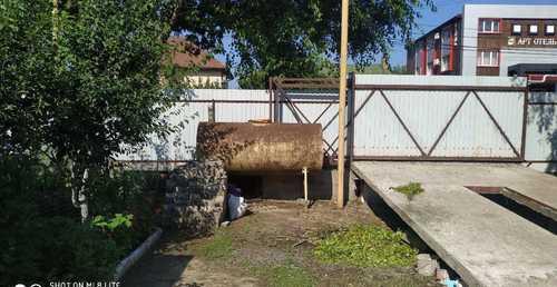 Бак металл. толстостенный. 1200диаметр.2650длина